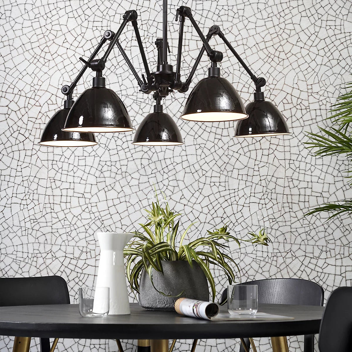 Candeeiro Teto Amsterdam H5/B/IRON/B - ROMI – Abat-Jours & Companhia